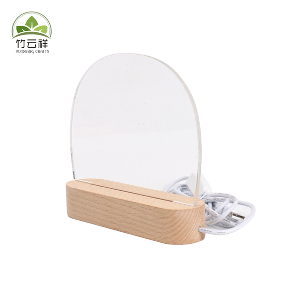 Wholesale Bulk Led Light Wood Base - Zyxwoodencraft